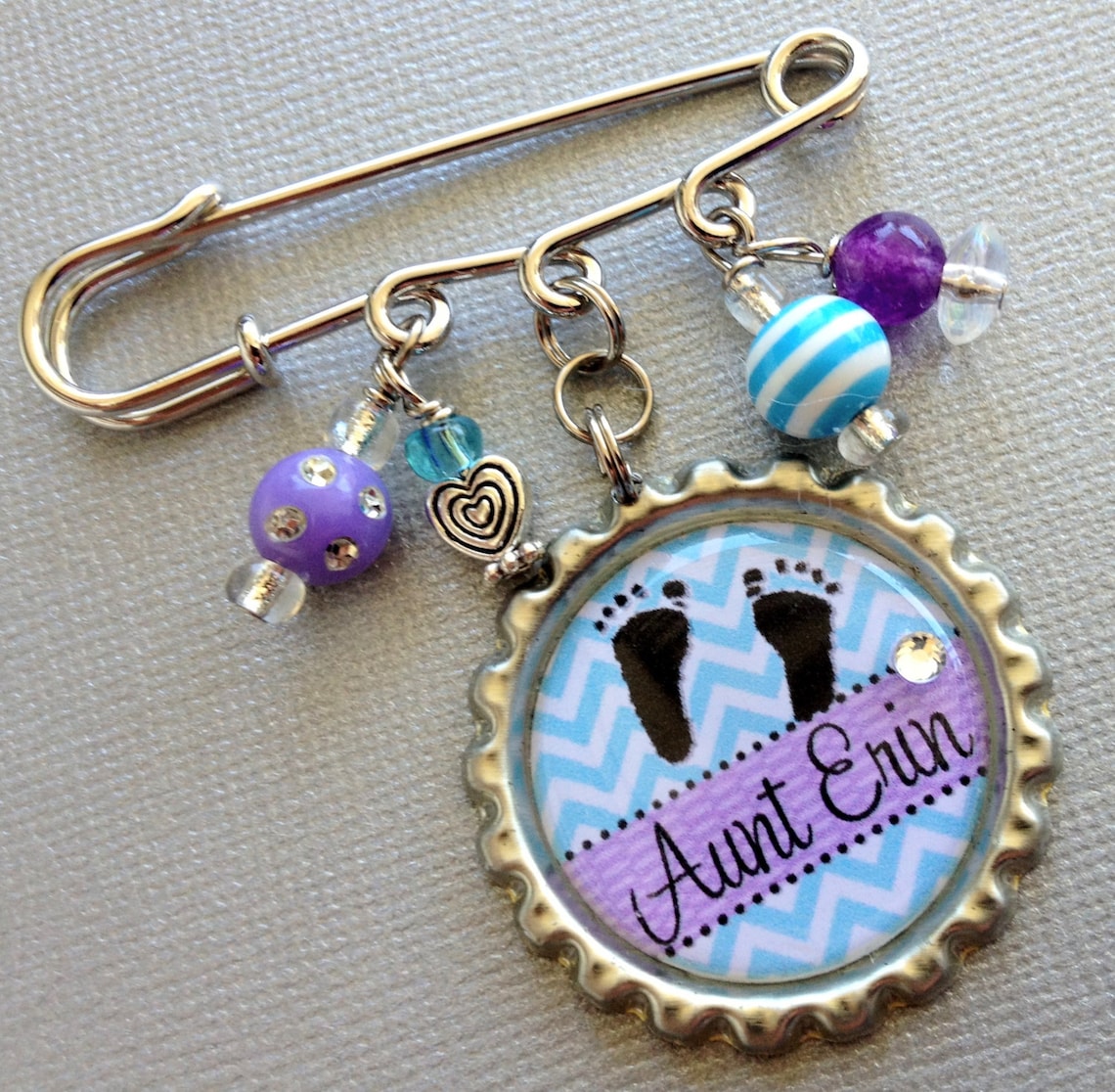 Grandma to Be Pin, Mom to Be Pin, Aunt to Be PERSONALIZED Pin - Baby ...