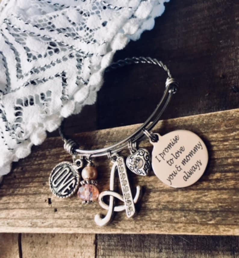Step daughter gift Personalized bracelet WEDDING gift step | Etsy