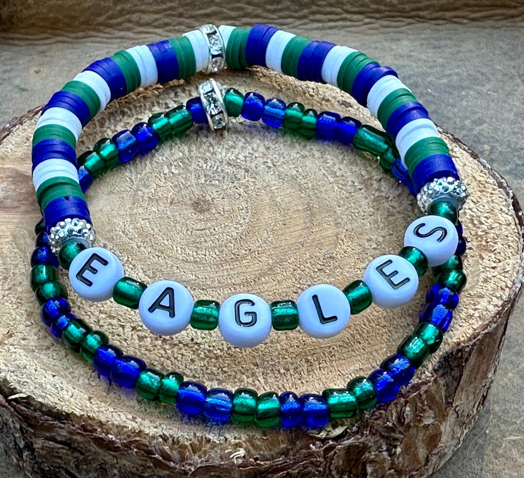 Team Spirit Bracelet, School Spirit Bracelet, Custom Sports Team ...