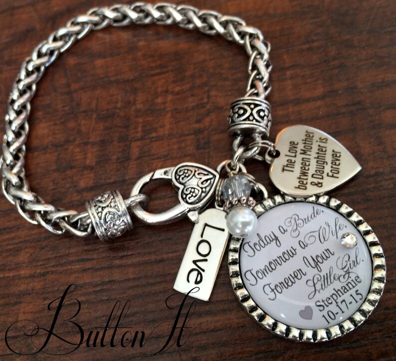 Mother of the BRIDE Bracelet, A Mother Holds Her Daughter's Hand ...