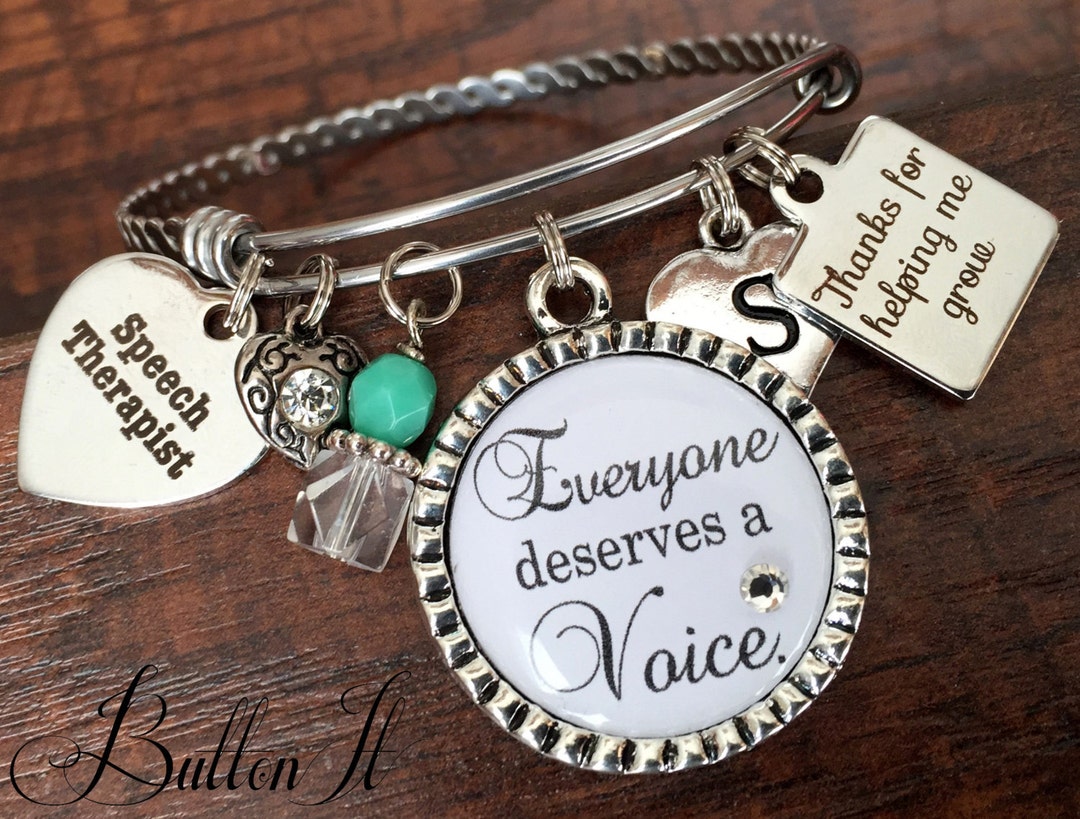 Speech Therapist Gift, OT, Everyone Deserves a Voice, Speech Language ...