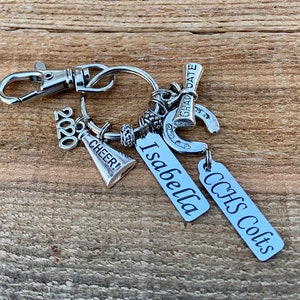 SENIOR Night, Personalized Key Chain, Senior 2024, Cheerleading Gifts ...