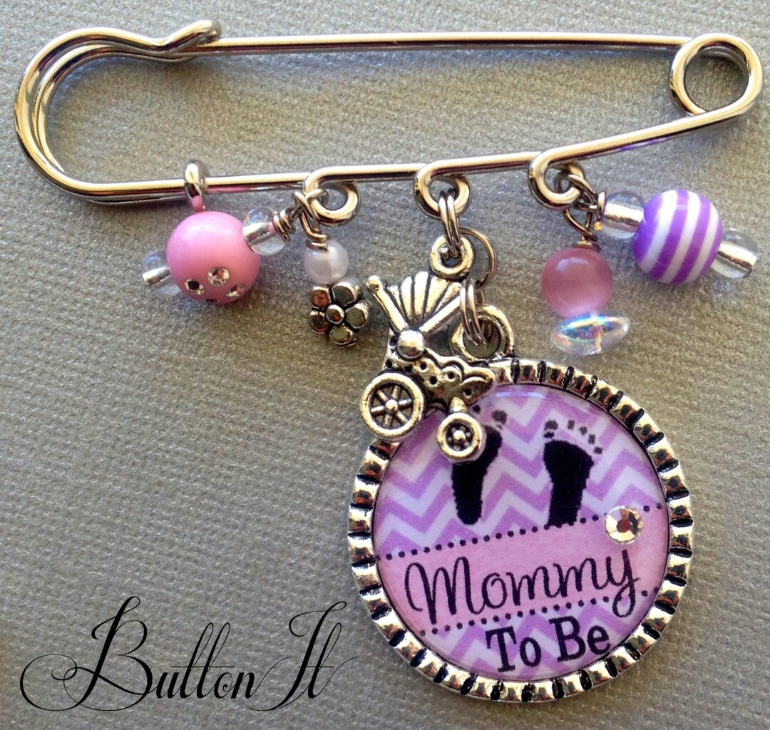 Grandma to Be Pin, Mom to Be Pin, Aunt to Be PERSONALIZED Pin - Baby ...