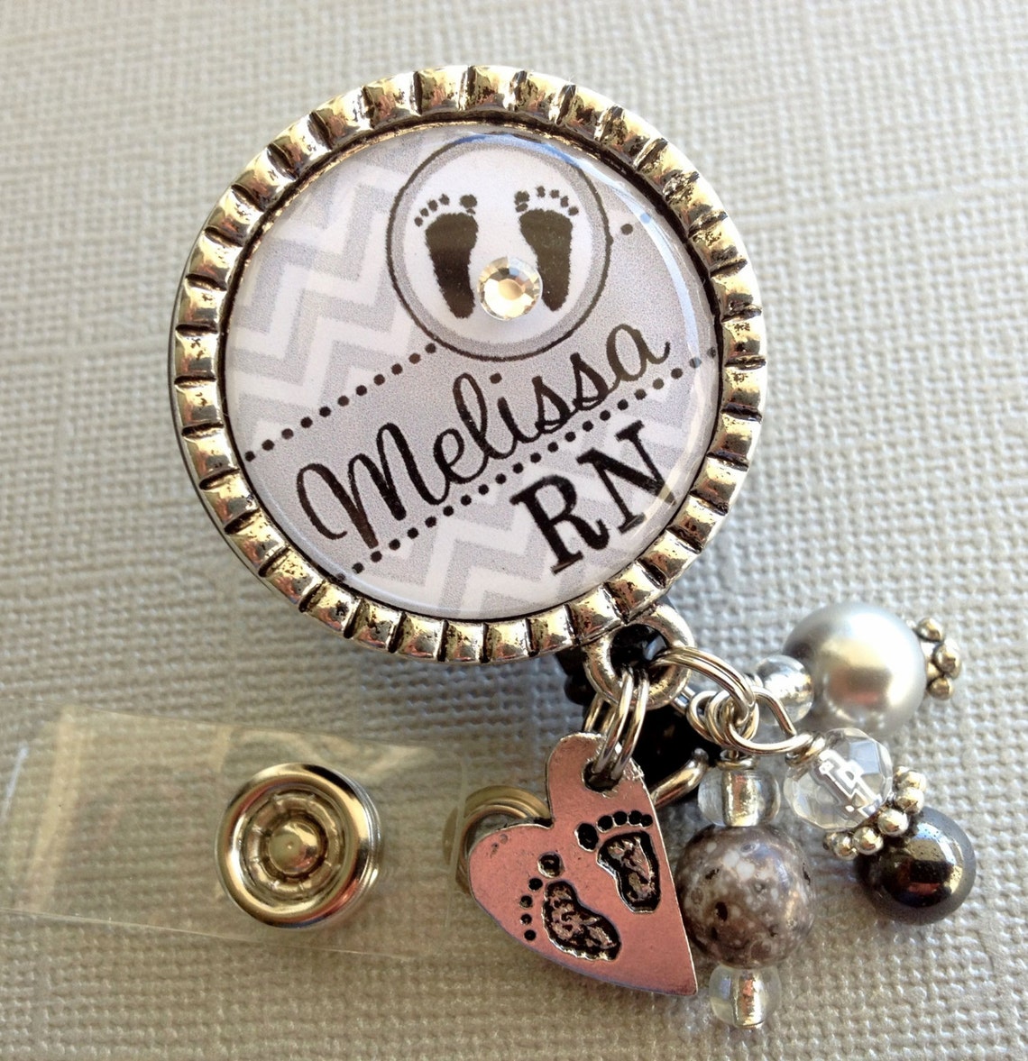 Personalized ID Badge Reel Name Bage Name Tag Nurse | Etsy