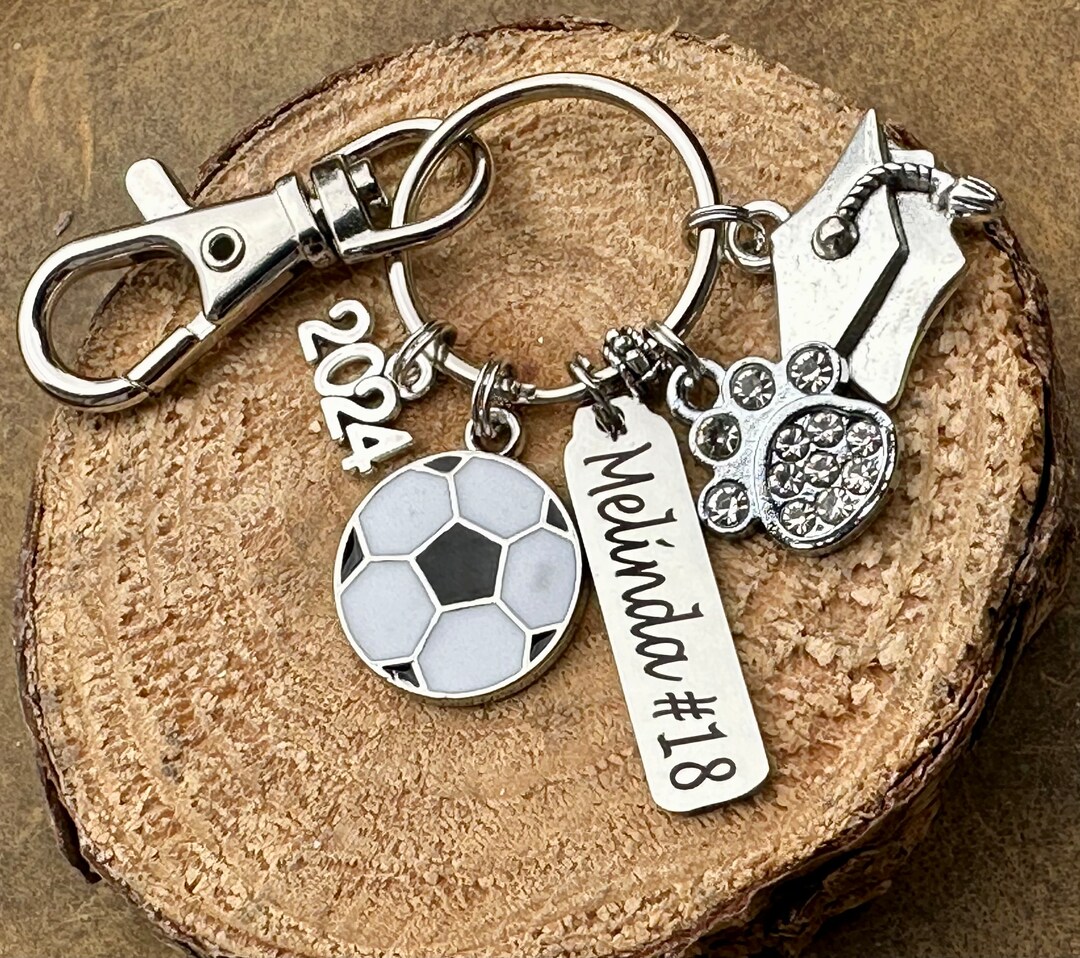 SENIOR Night, Personalized Key Chain, Senior 2024, Cheerleading Gifts ...