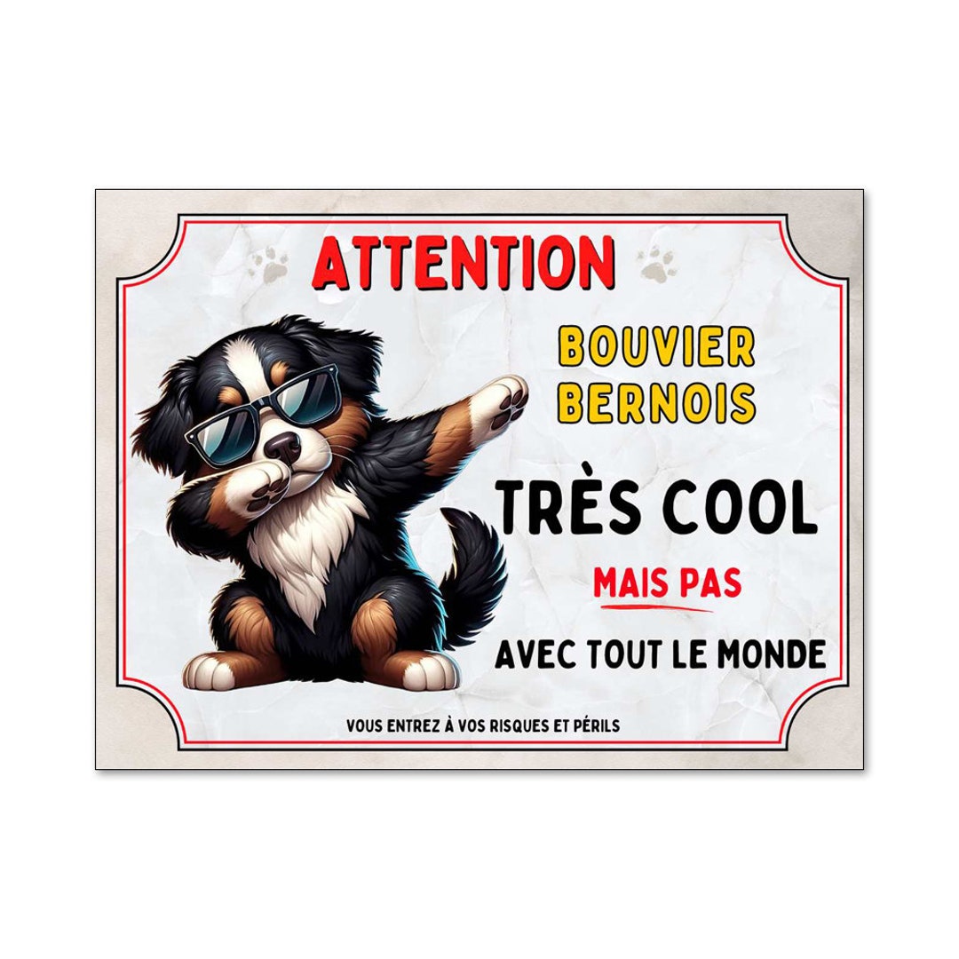 Attention Bernese Mountain Dog Dog Plaque Too Cool but Not With ...
