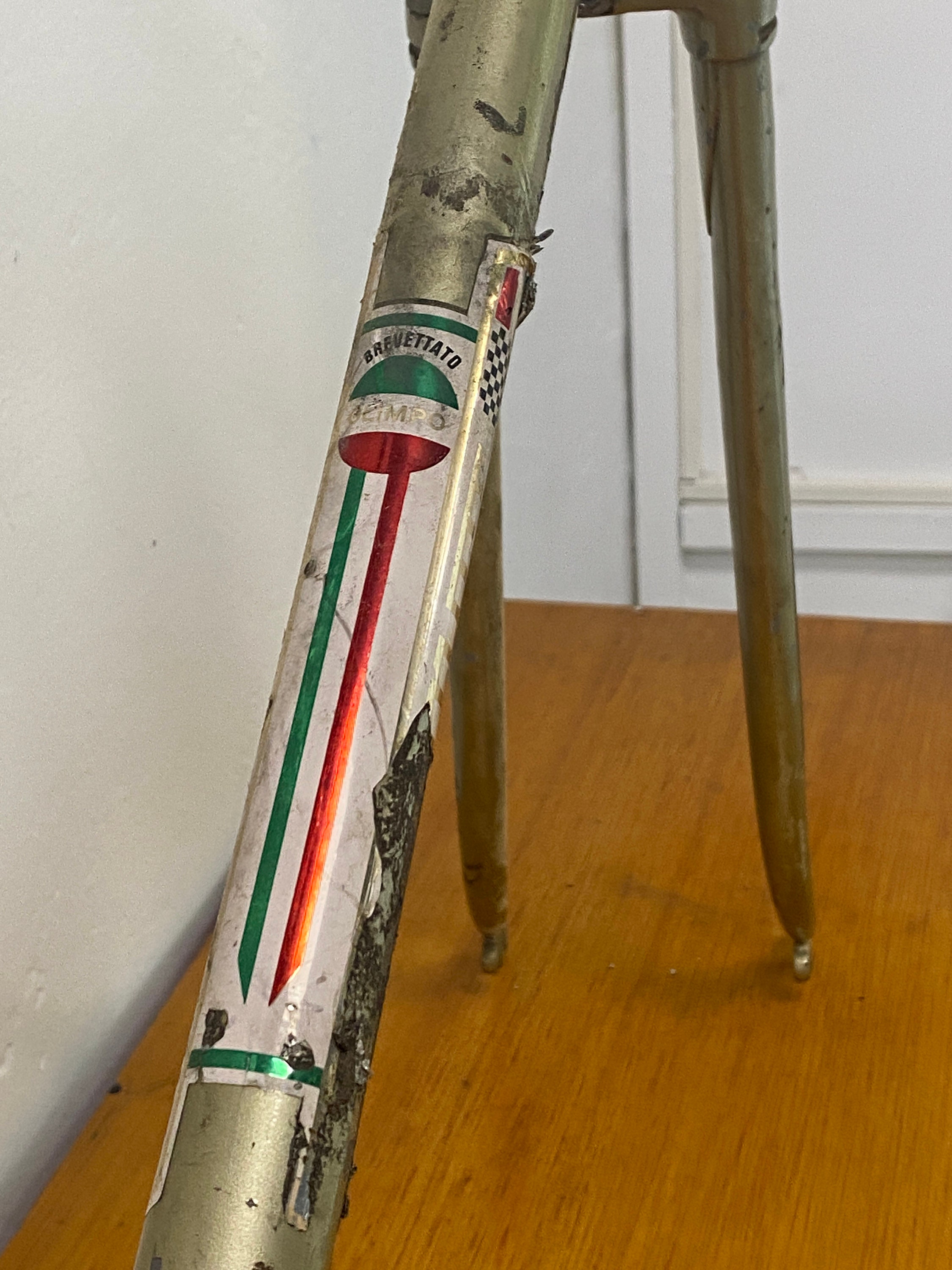 Vintage Italian Road Bike Frameset - Ciclos Brevetto Olimpo ...