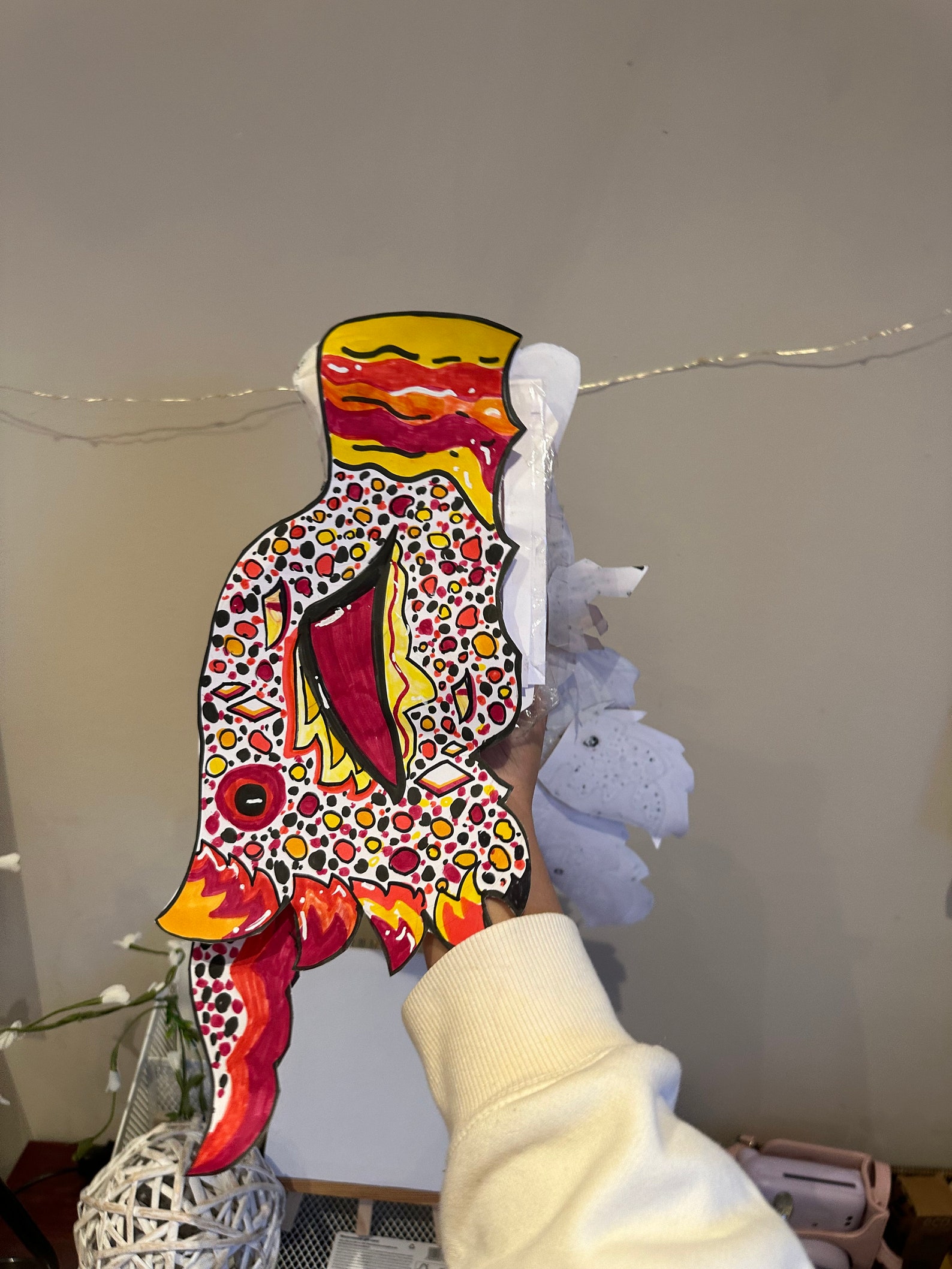 Custom Handmade Paper Dragon Puppet - Etsy