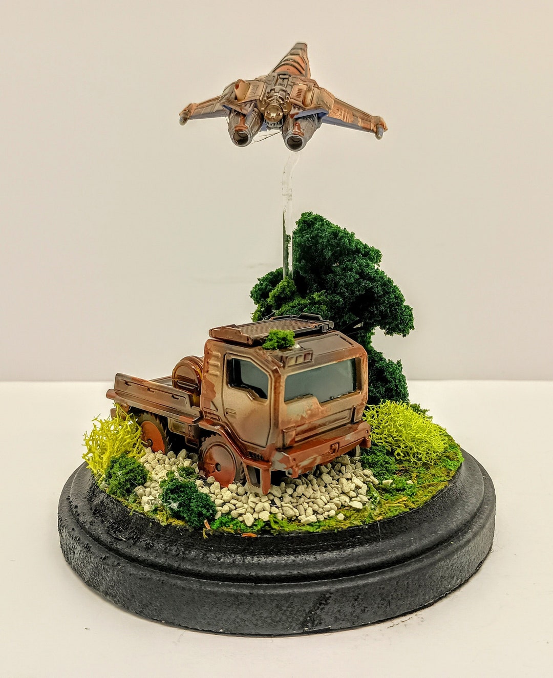 Pixar Lightyear XL-15 Jet & Base Utility Vehicle Diecast Custom Diorama ...