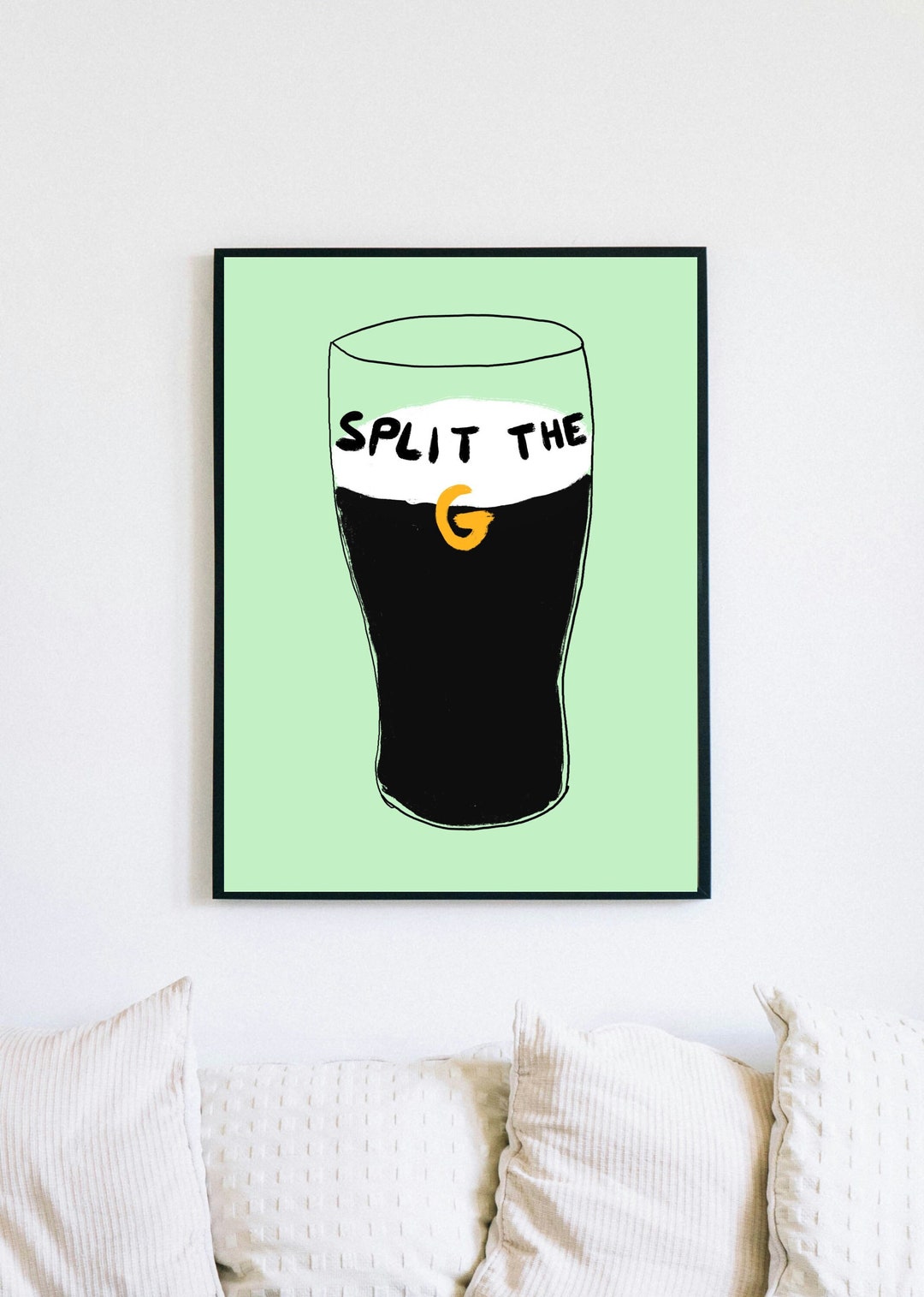 Split the G Guinness Drinking Game Art Digital File Only Pub Perfect ...