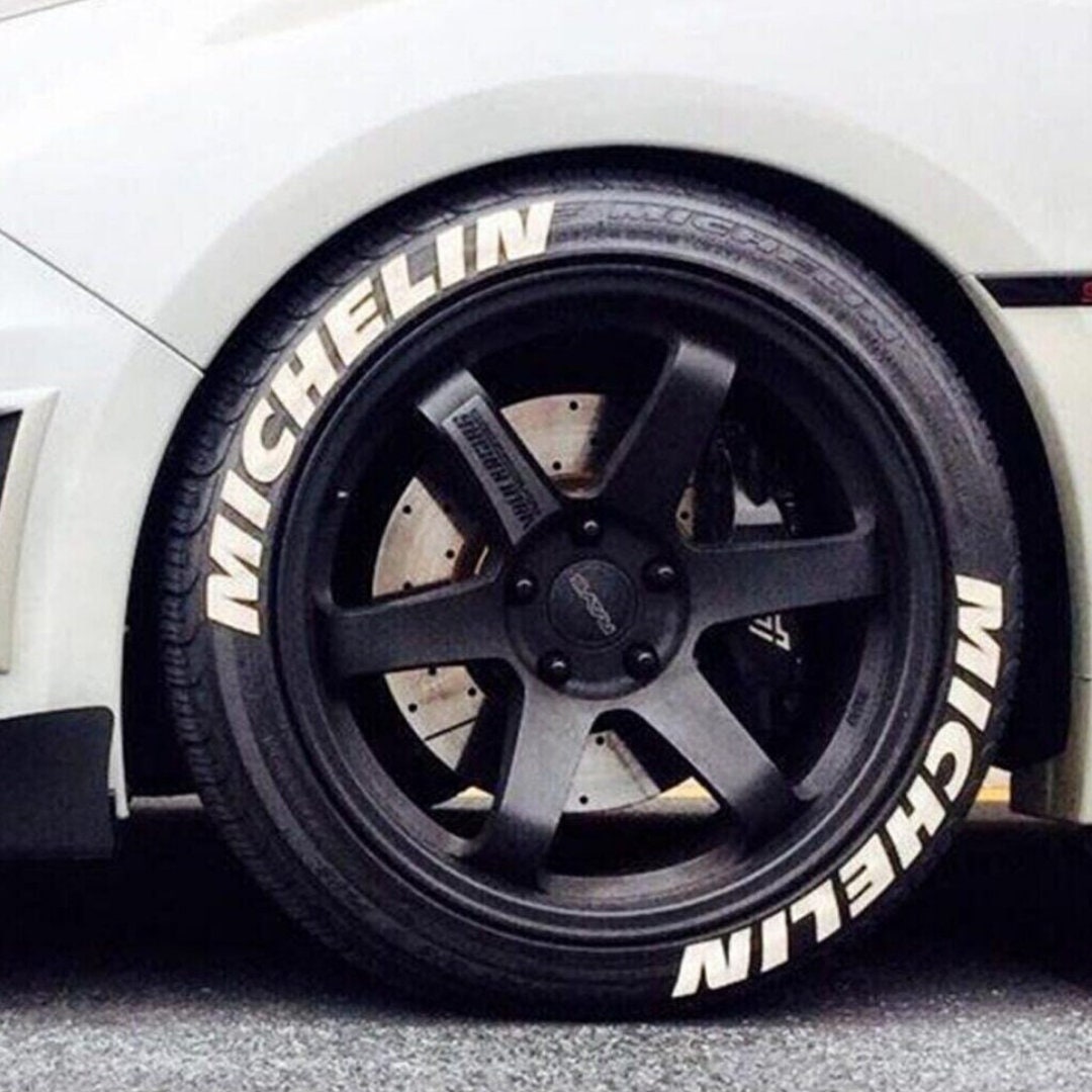 Tire Lettering Michelin Permanent Raised Stickers Fits to 1122 Set for ...