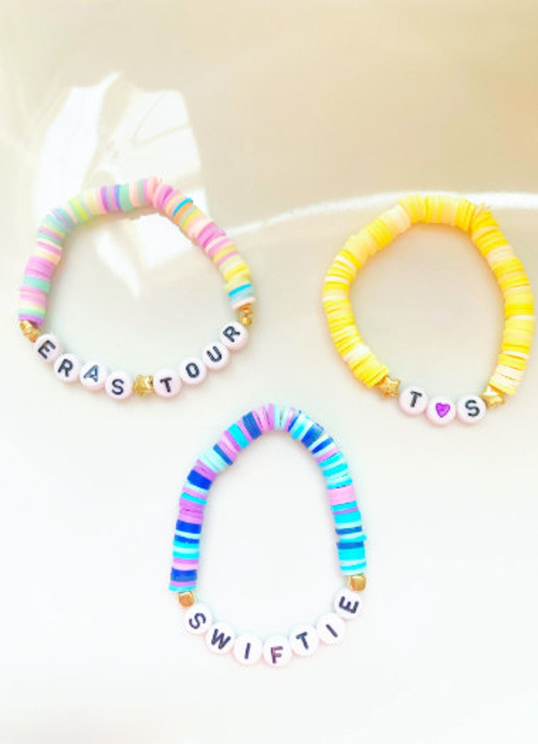 Taylor Swift Clay Bead Bracelet Set - Etsy