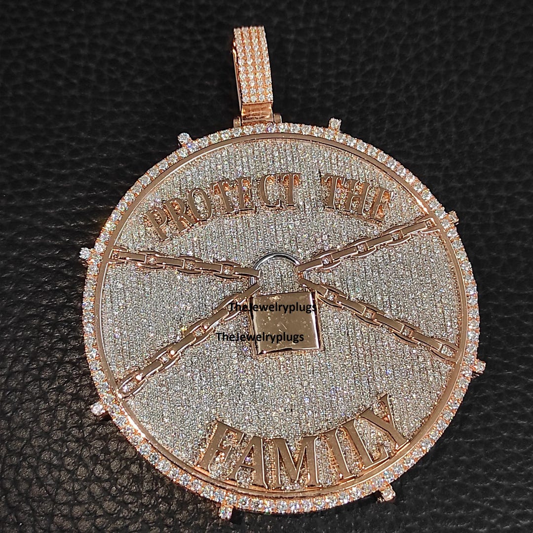 Custom Circle Name Pendant Hip Hop Pendant Iced Out Pendant Rapper ...