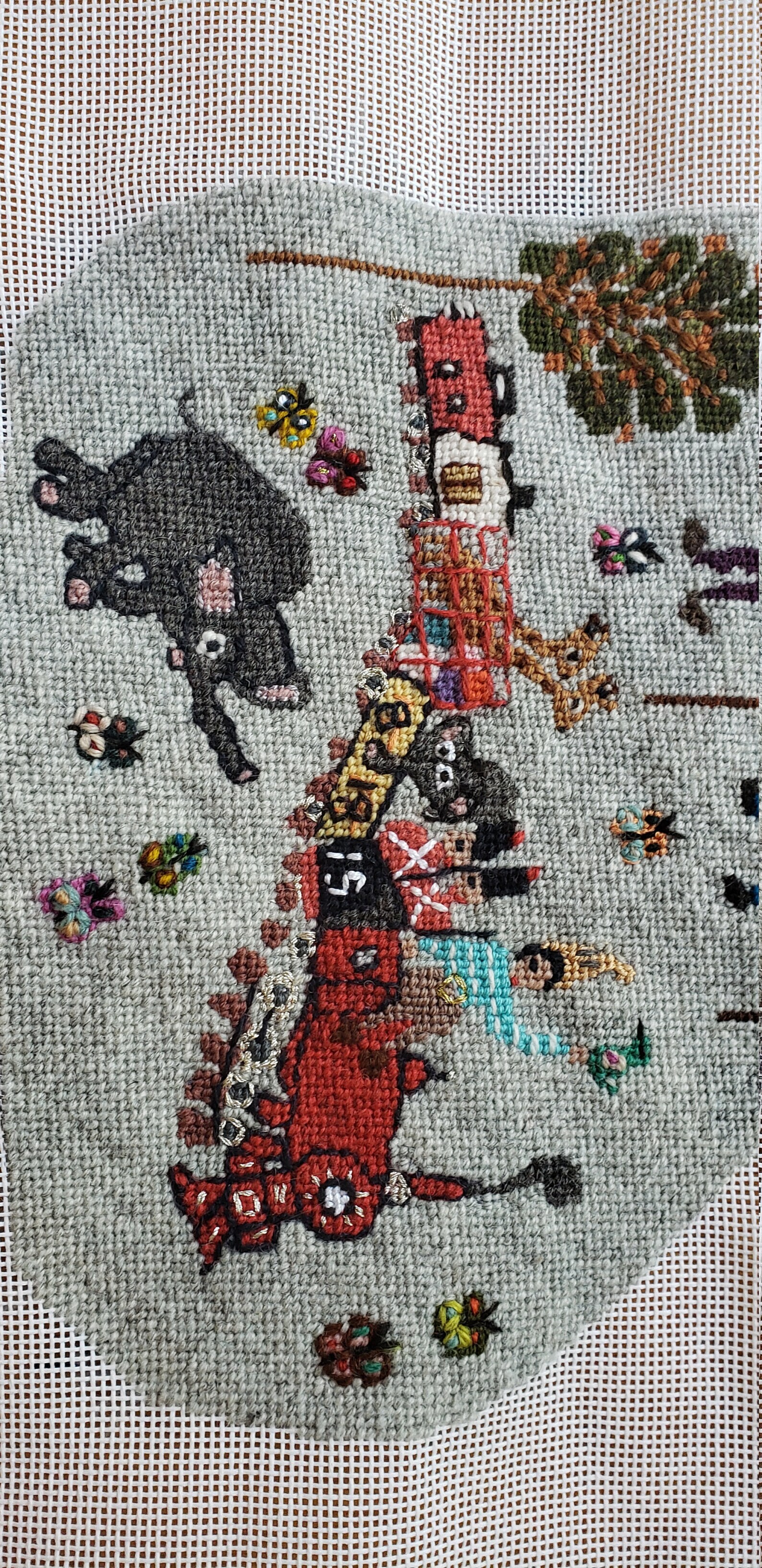 Christmas Train Needlepoint Stocking. Delivery 2026 | Etsy