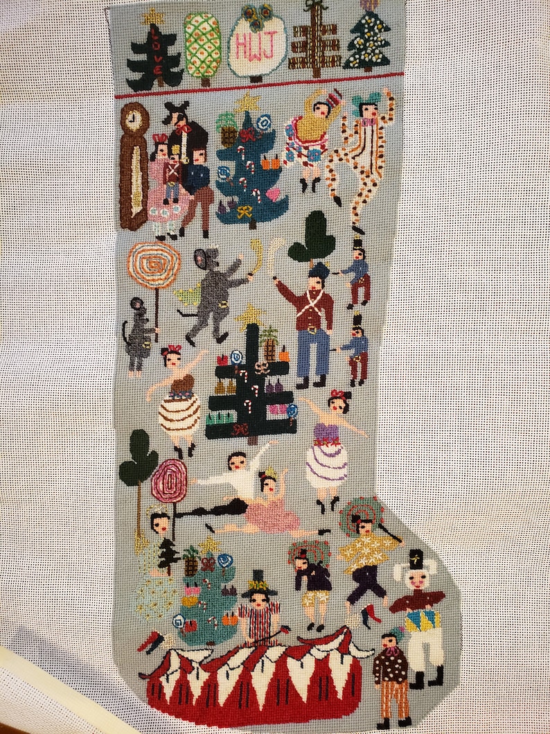 Original Design Nutcracker Needlepoint Christmas Stocking - Etsy