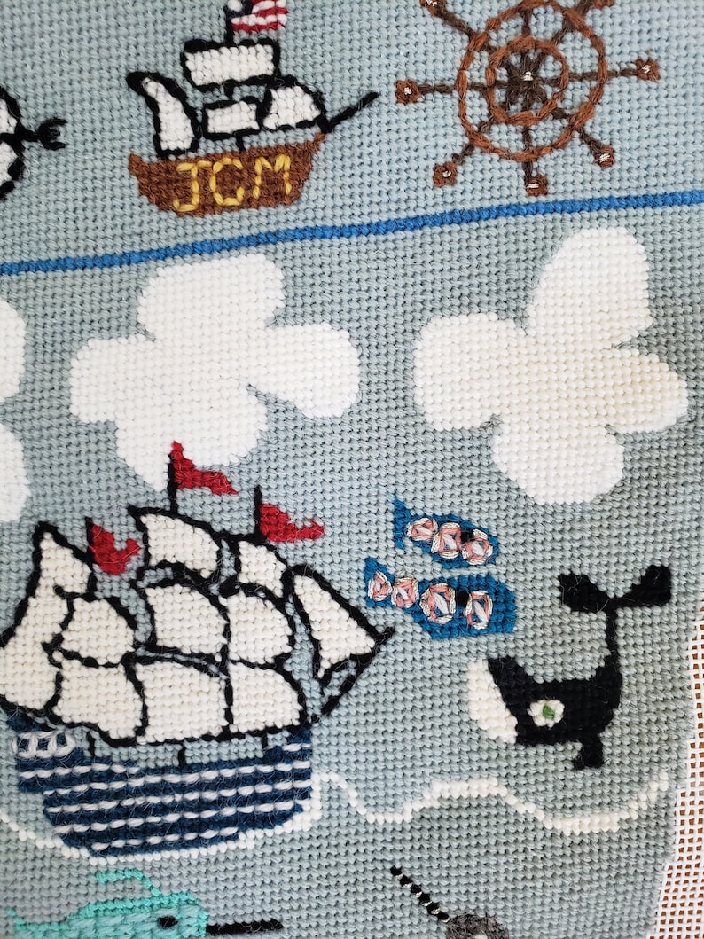 These Three Ships Original Design Christmas Needlepoint Stocking ...