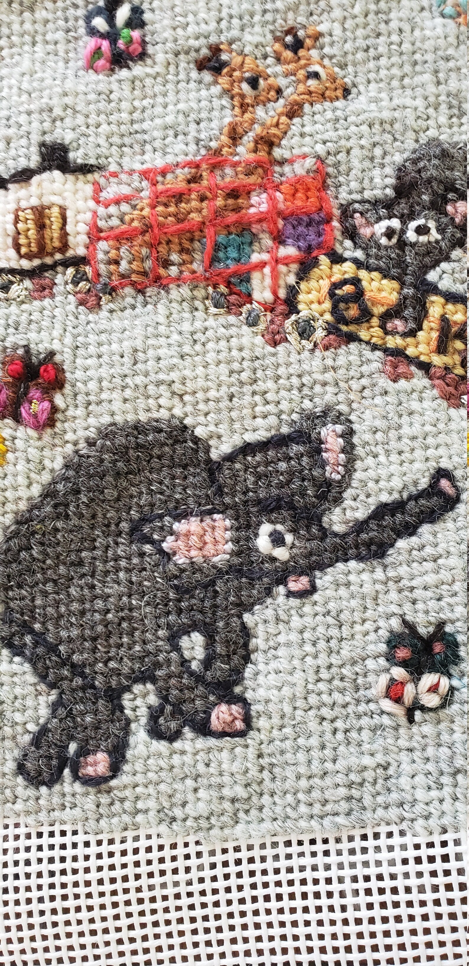 Christmas Train Needlepoint Stocking. Delivery 2026 | Etsy