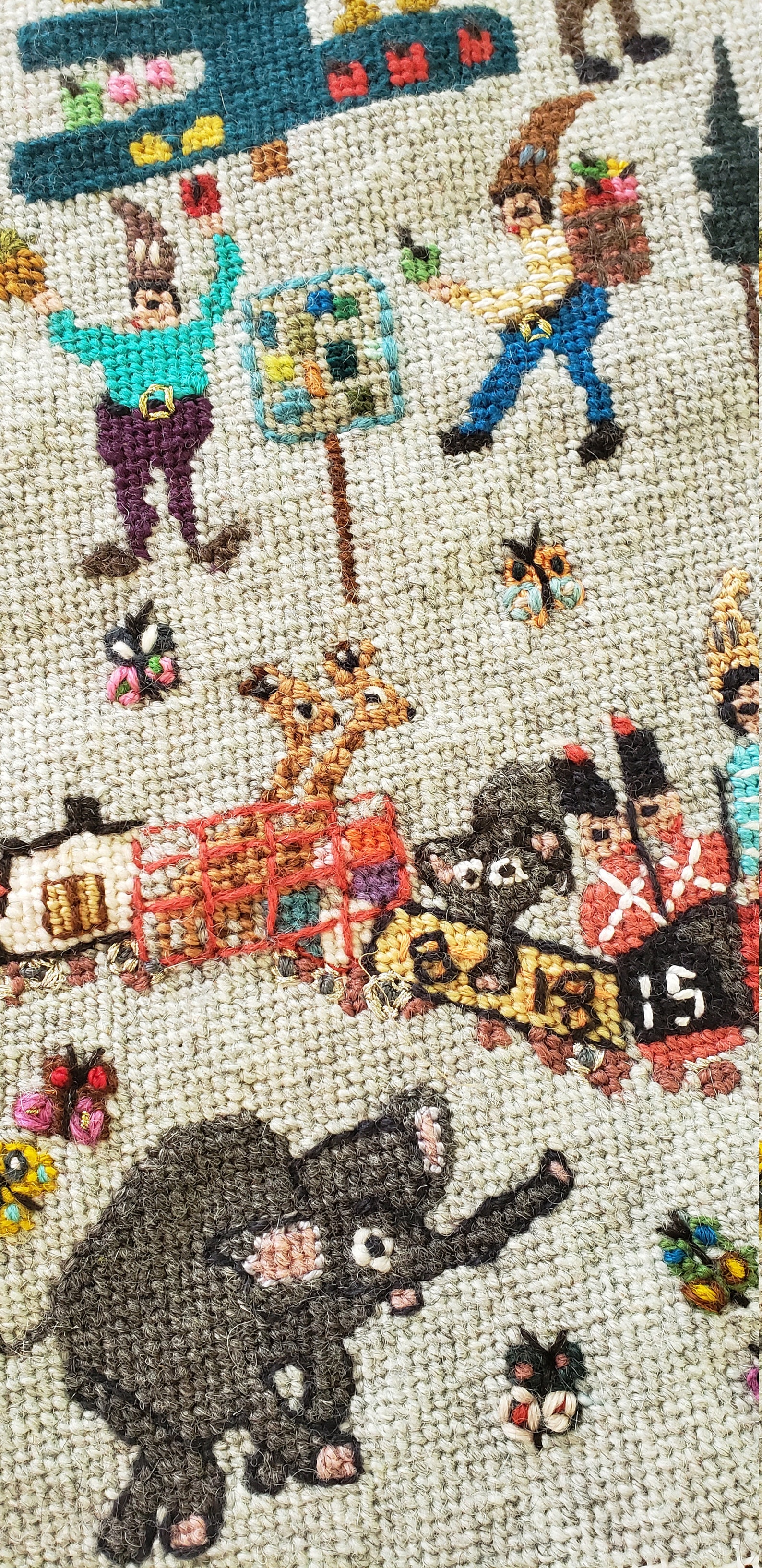 Christmas Train Needlepoint Stocking. Delivery 2026 | Etsy