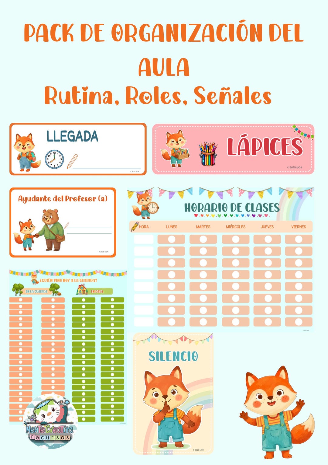 Printable Classroom Organization Pack - Etsy