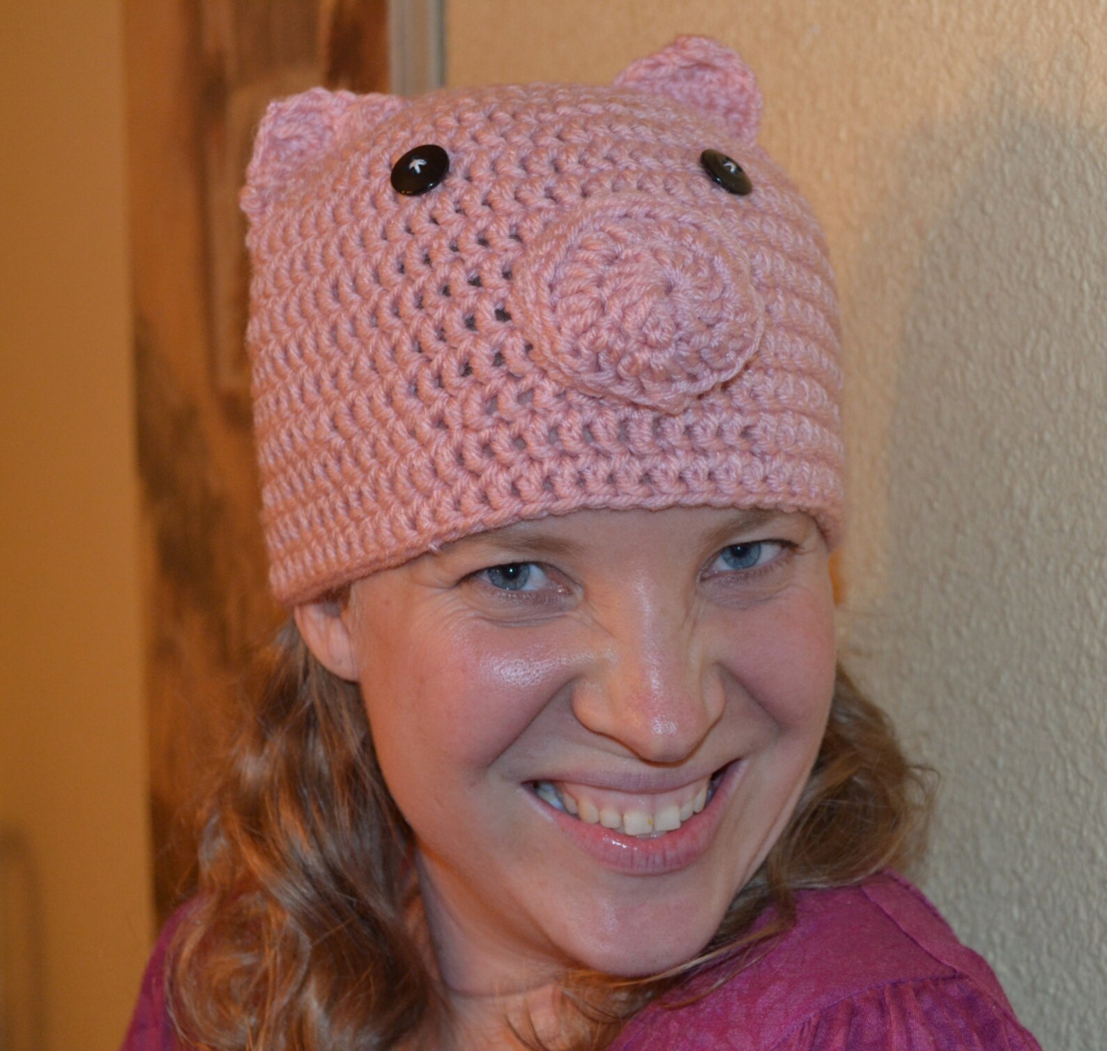 Crochet PATTERN Pig Hat - Etsy