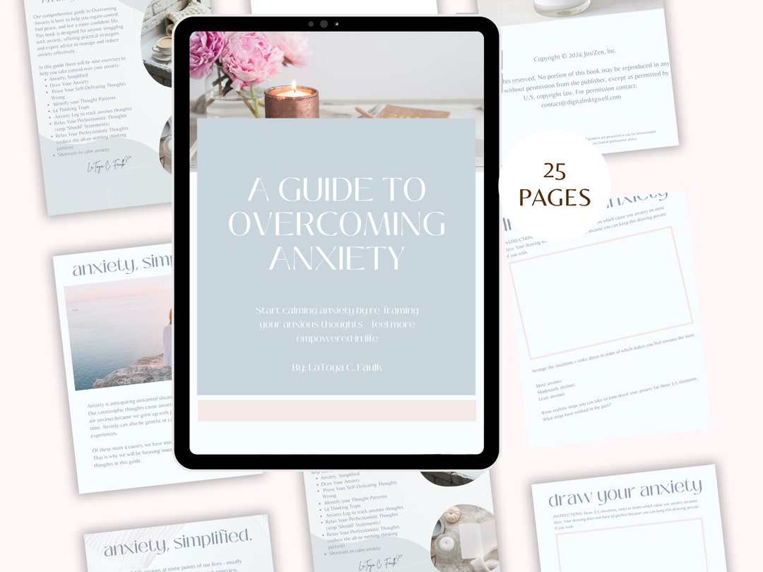 A Guide to Overcoming Anxiety| Anxiety Relief Workbook| Strategies for ...