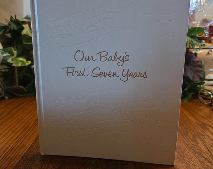 Our Baby’s First Seven Years Baby Book Vintage Dover, OH - Etsy