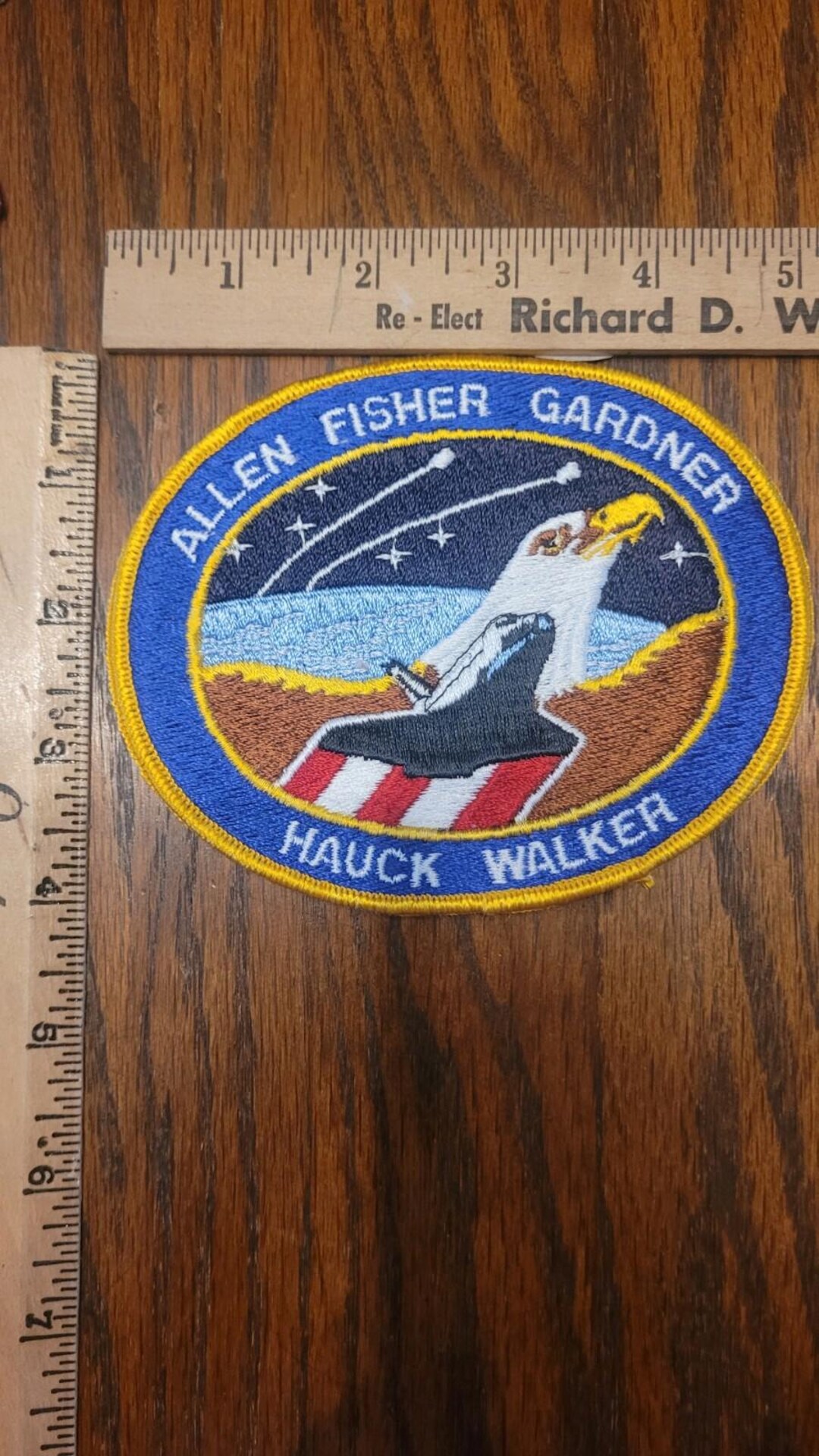 NASA STS-51A Patch Allen Fisher Gardner Hauck Walker Discovery 1984 - Etsy