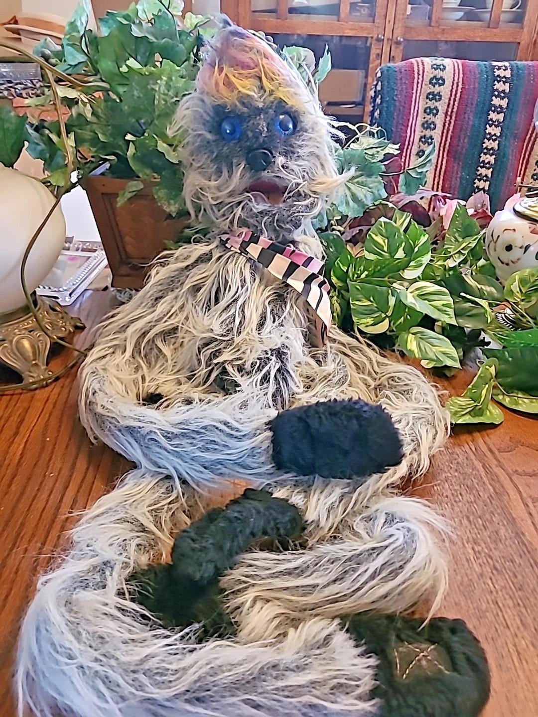 Vintage Mopkins 1977 Furry Plush Wrap Around Puppet by Wynn Miller 42 ...