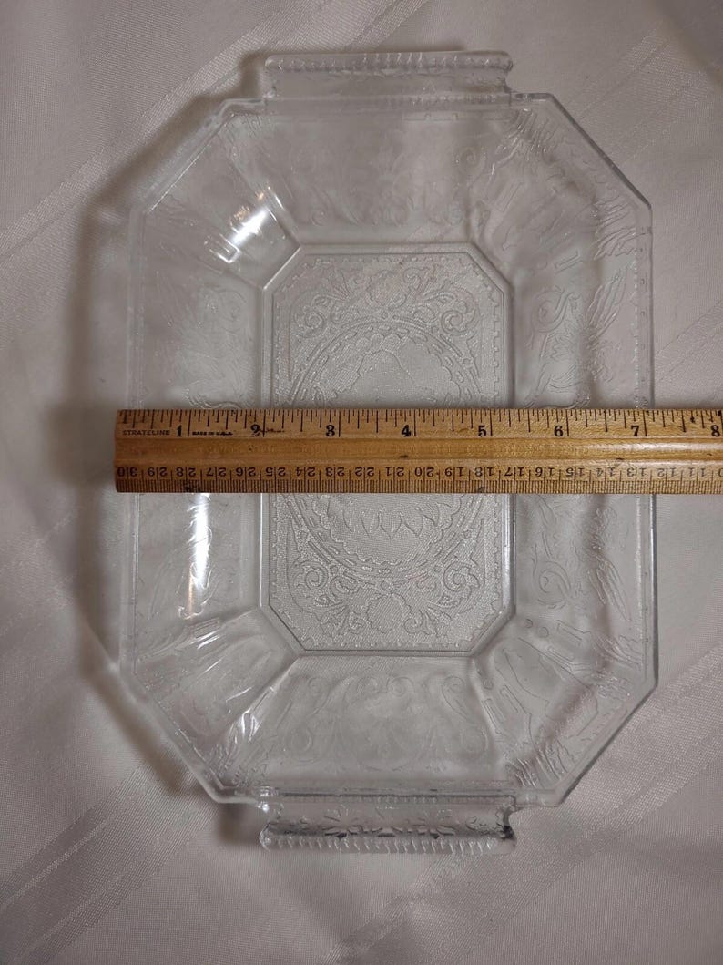 Dithridge & Co Bread Tray Diana Goddess of the Hunt Antique EAPG Clear ...