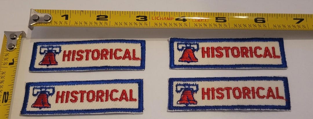 4 - Patch Badge Liberty Bell Historical Society Association Uniform ...