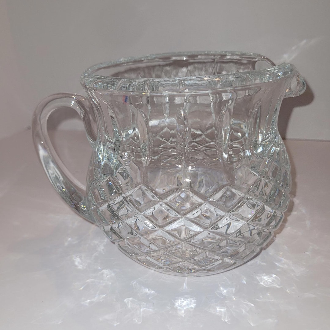 Teleflora 24% Lead Crystal Diamond Pitcher Vase - Etsy