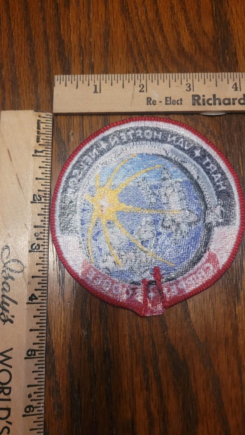 NASA STS-41C Patch Hart Van Hoften Nelson Crippen Scobee Challenger ...