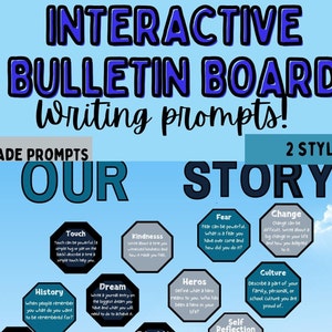 ELA Writing Prompt Classroom Decor Middle and High School Bulletin ...