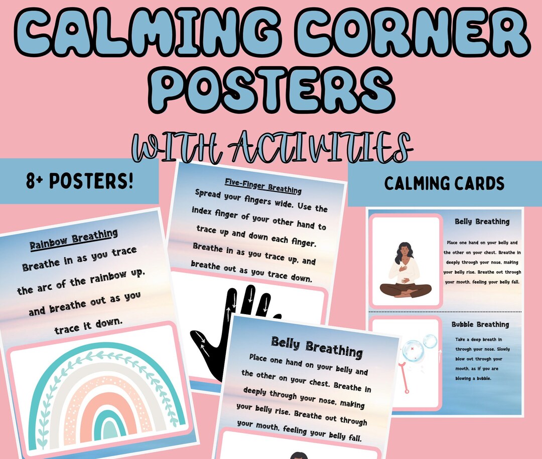 Calm Down Corner Poster Calm Down Spot Posters and Calm Down Activities ...