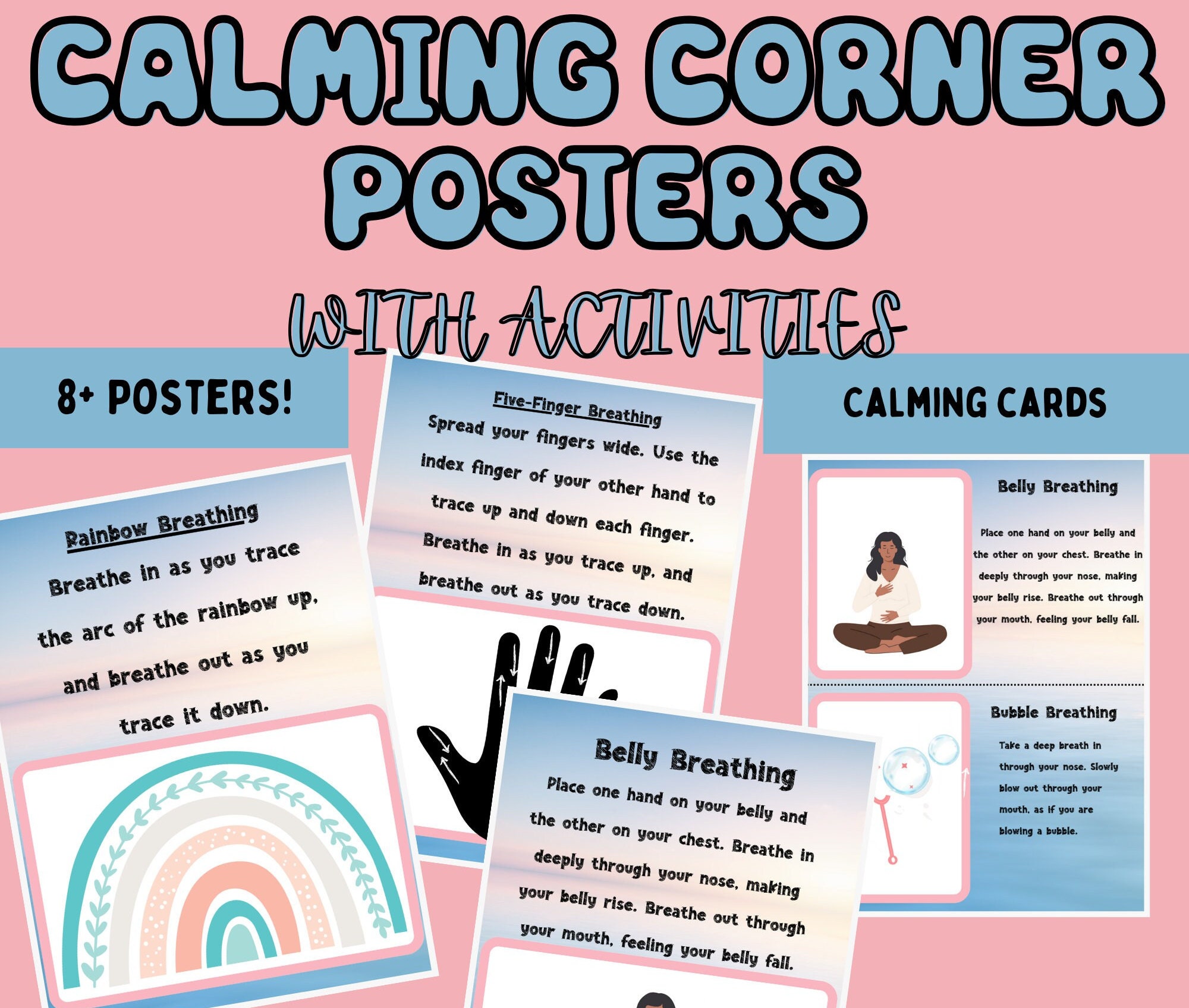 Calm Down Corner Poster Calm Down Spot Posters and Calm Down Activities ...