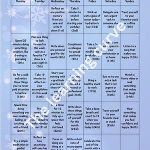 A 12 Month Self-care Calendar: Personal Growth & Balance for Nurses - Etsy