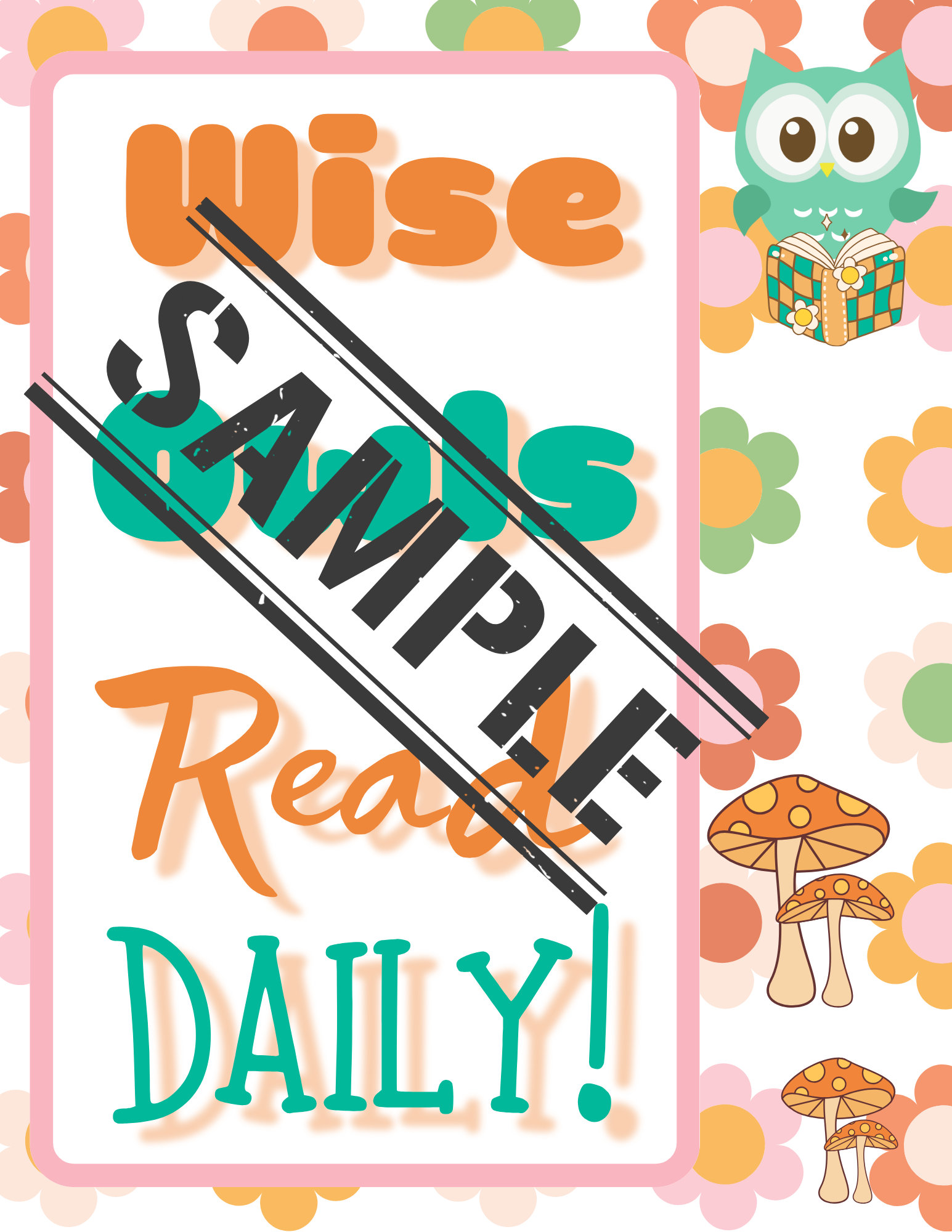 Groovy Owl Reading Posters Reading Corner Posters Reading Tips Poster ...