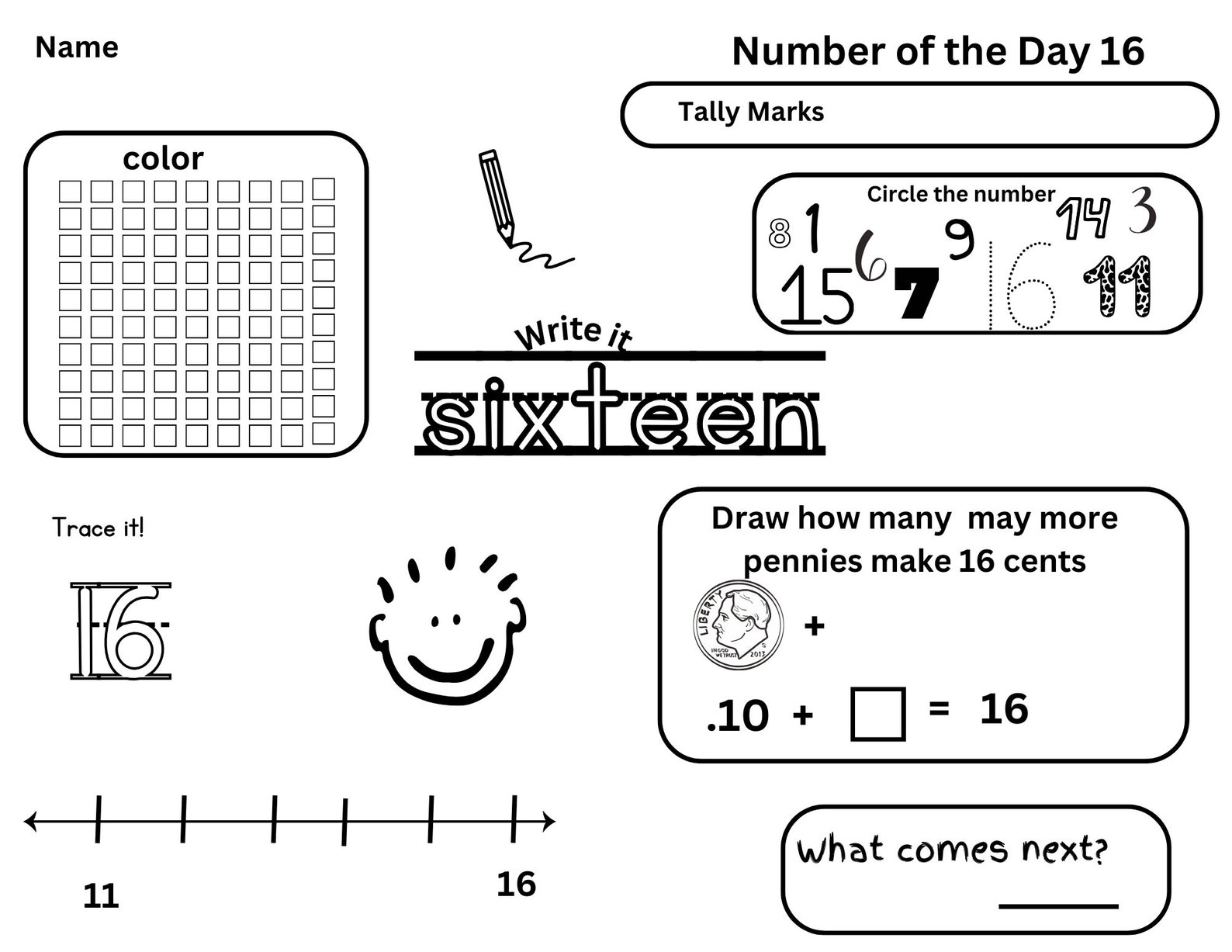 Number Sense Packet 16-20 Number Bonds Morning Work Independent Work ...