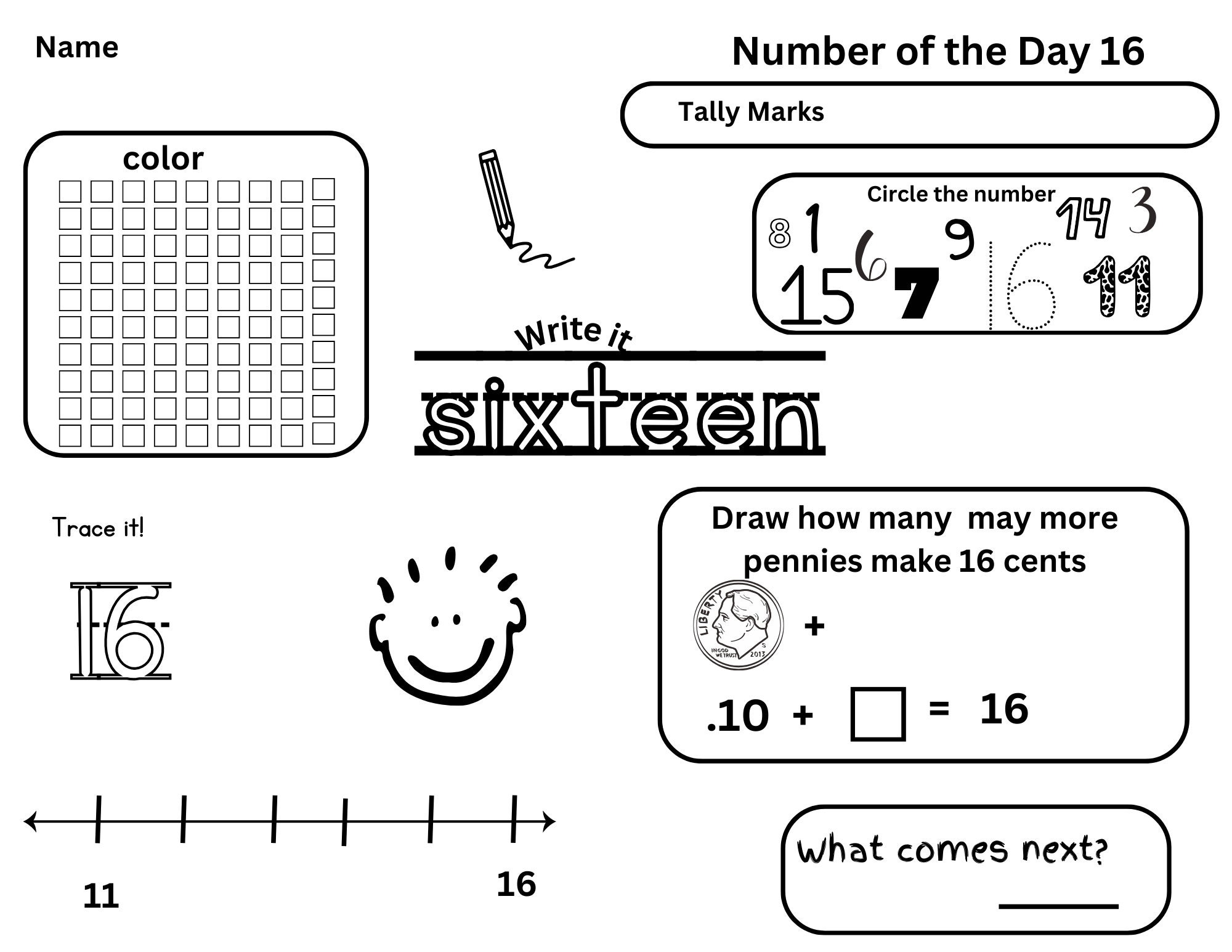 Number Sense Packet 16-20 Number Bonds Morning Work Independent Work ...
