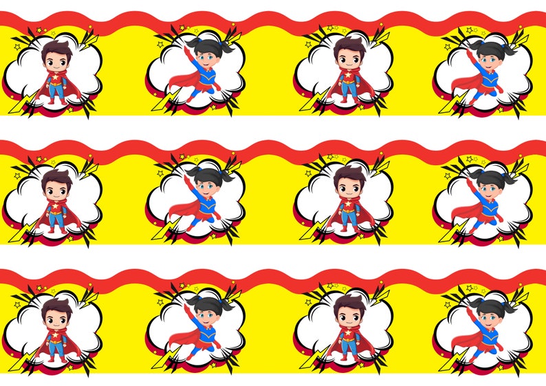 Superhero Bulletin Board Borders ABC Posters and Table Numbers - Etsy