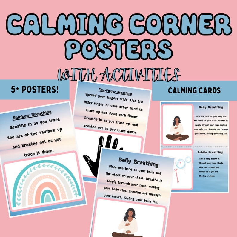 Calm Down Corner Poster Calm Down Spot Posters and Calm Down Activities ...
