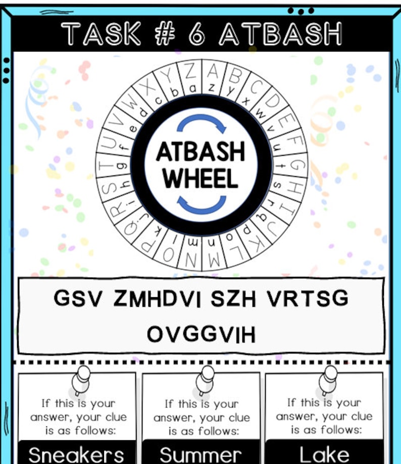 Printable Kids Escape Room, Back to School Escape Room, 7-11 Year Olds ...