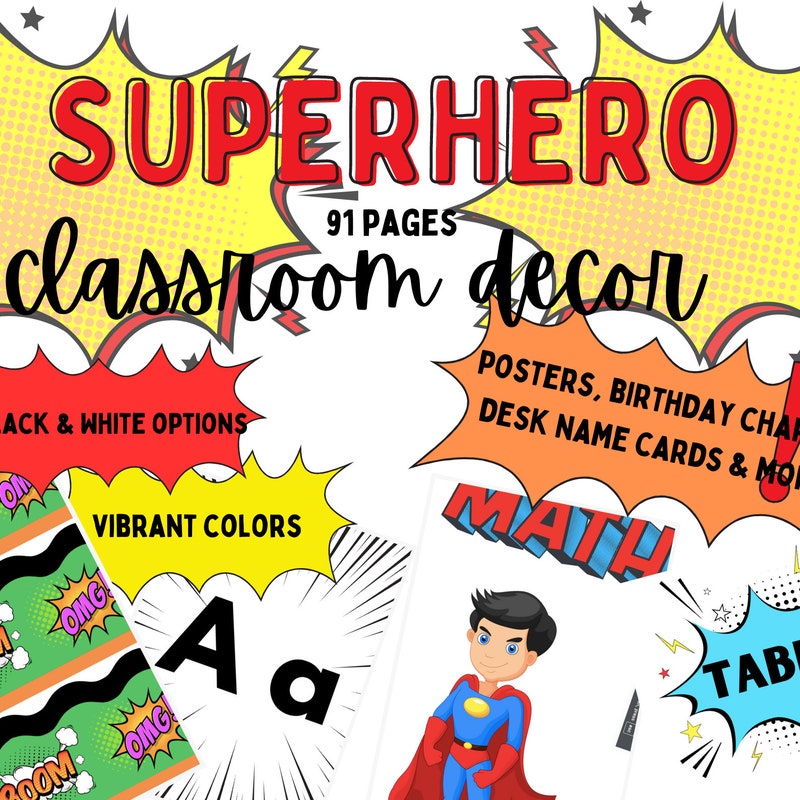 Superhero Board - Etsy