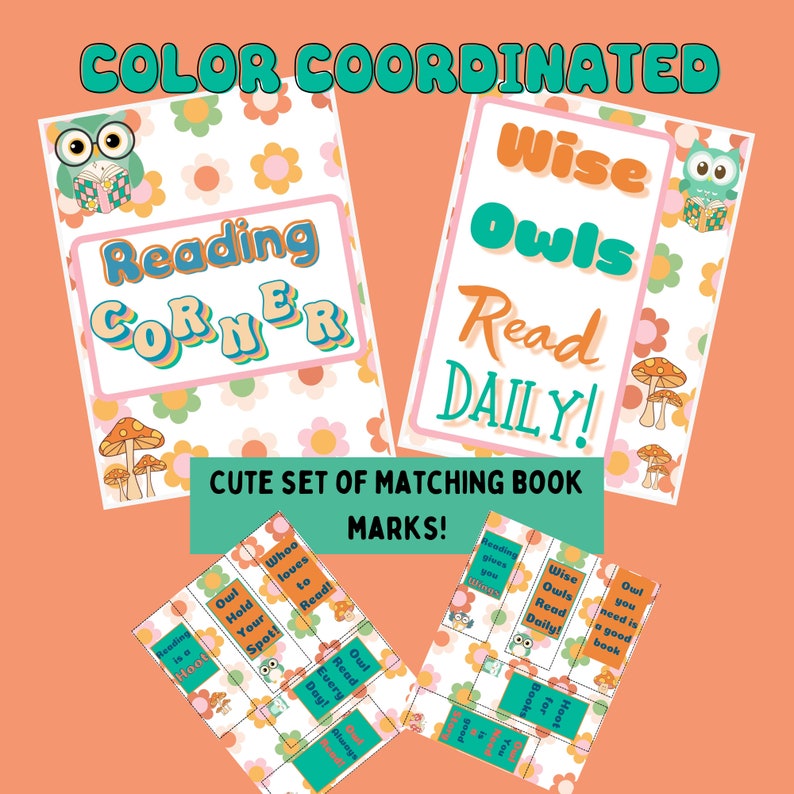 Groovy Owl Reading Posters Reading Corner Posters Reading Tips Poster ...