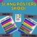 Skibidi Slang Posters: Middle & High School Classroom Decor - Etsy