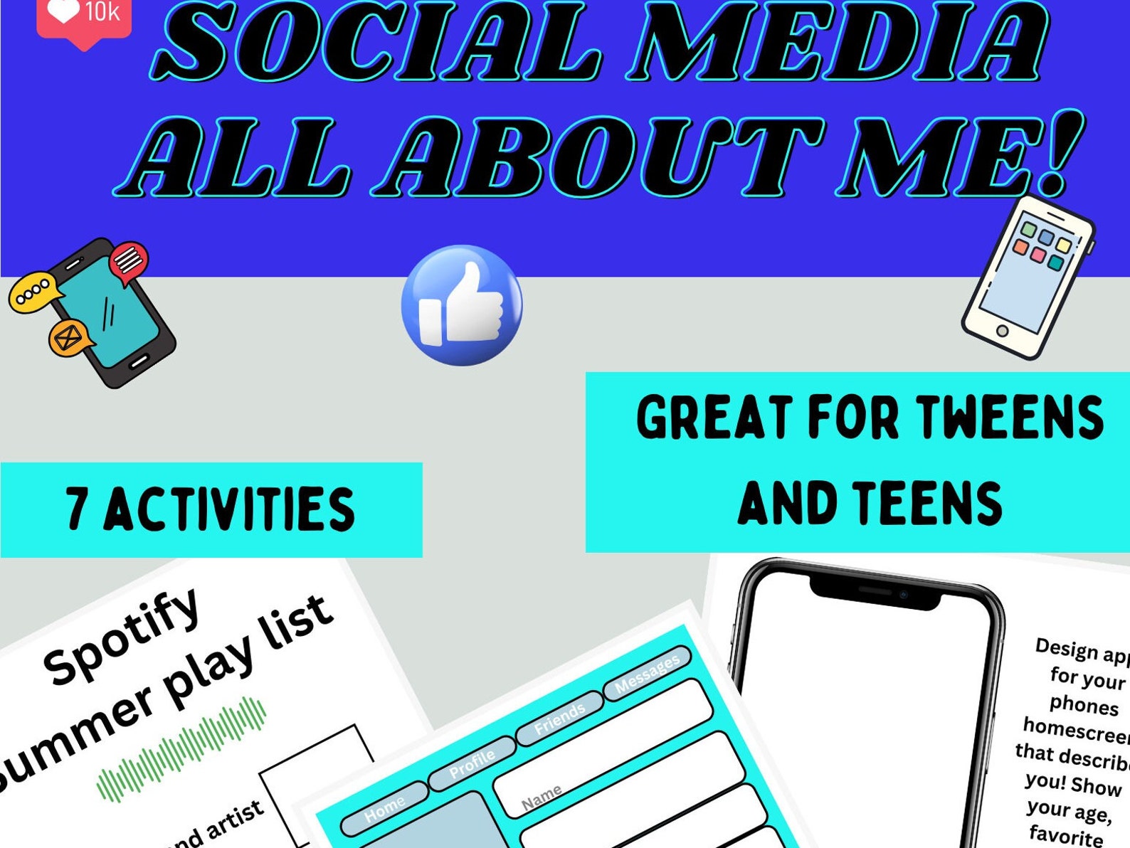 Get to Know Me Get to Know You Social Media Packet. Back to School ...