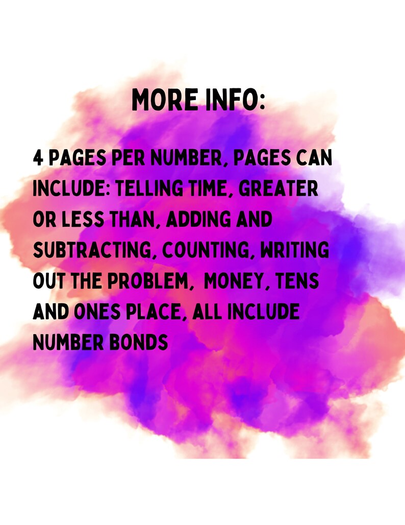 Number Sense Packet 16-20 Number Bonds Morning Work Independent Work ...