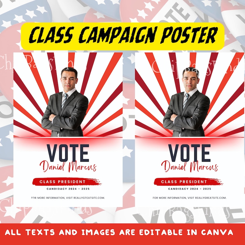 Student Council Class Representative Poster - Etsy