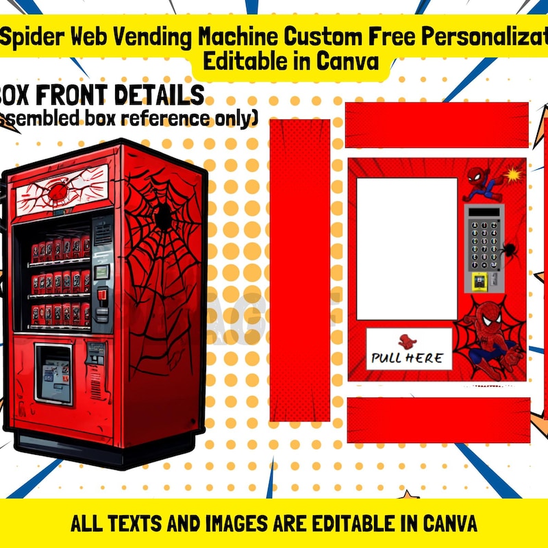 Spider Man Valentine Box - Etsy