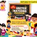 United Nations Kids Flyer Poster Program - Etsy